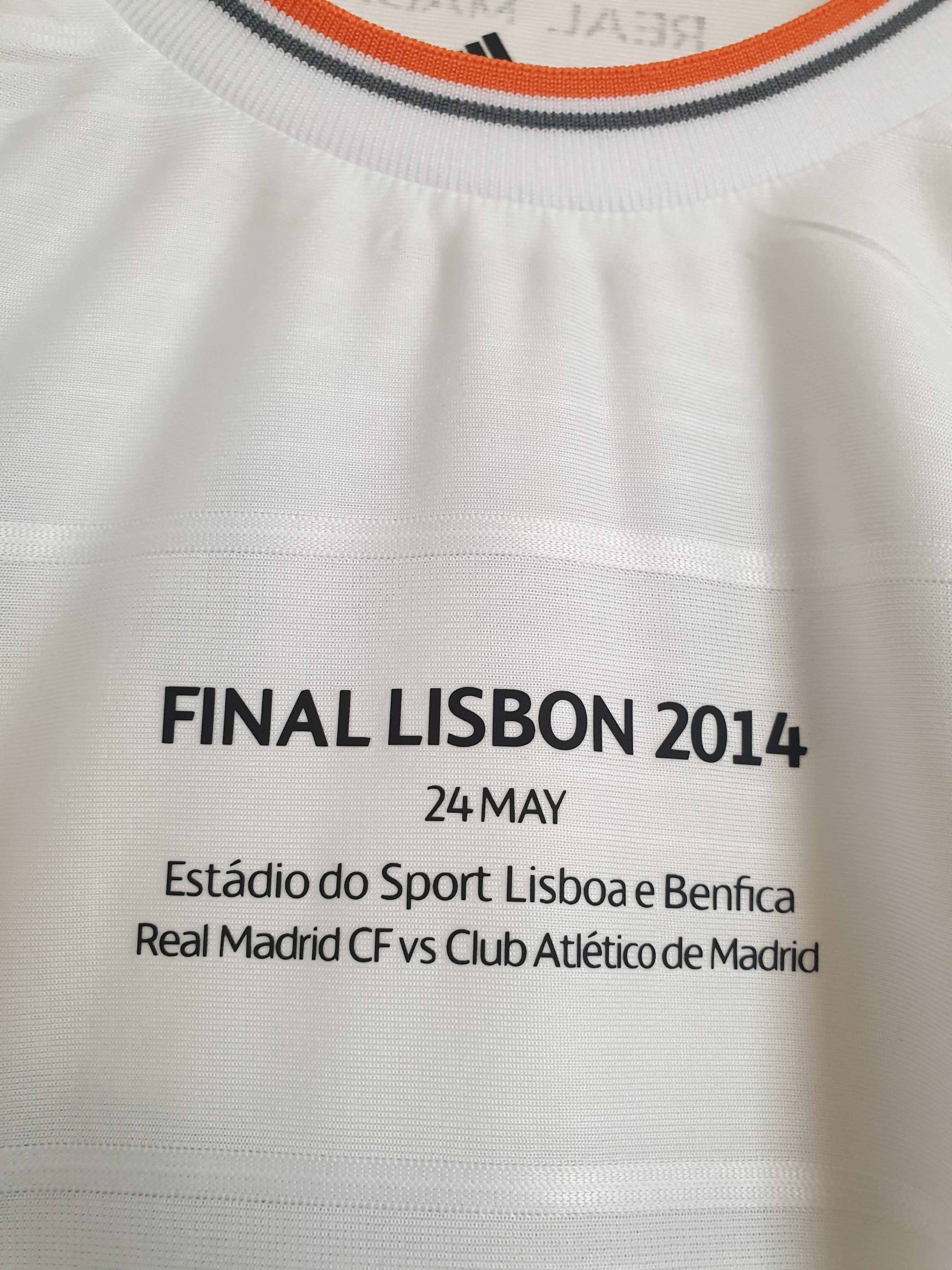 Real Madrid Home Retro Jersey 2013 2014 Champions League Final Edition ...
